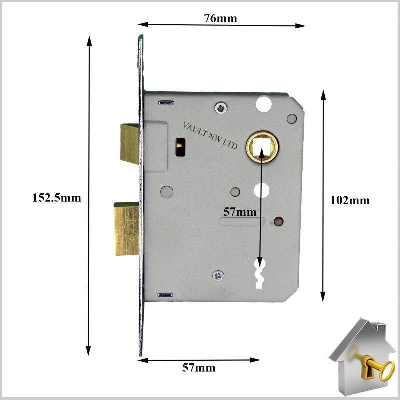 3 Lever ERA Sash Lock Fortress Mortice Lock British Standard Door Lock ...