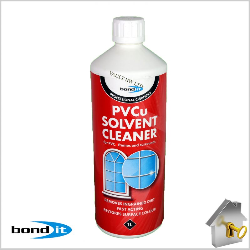 UPVC Solvent & Cream Cleaner for Window & Doors 1Ltr Bond it Restores ...