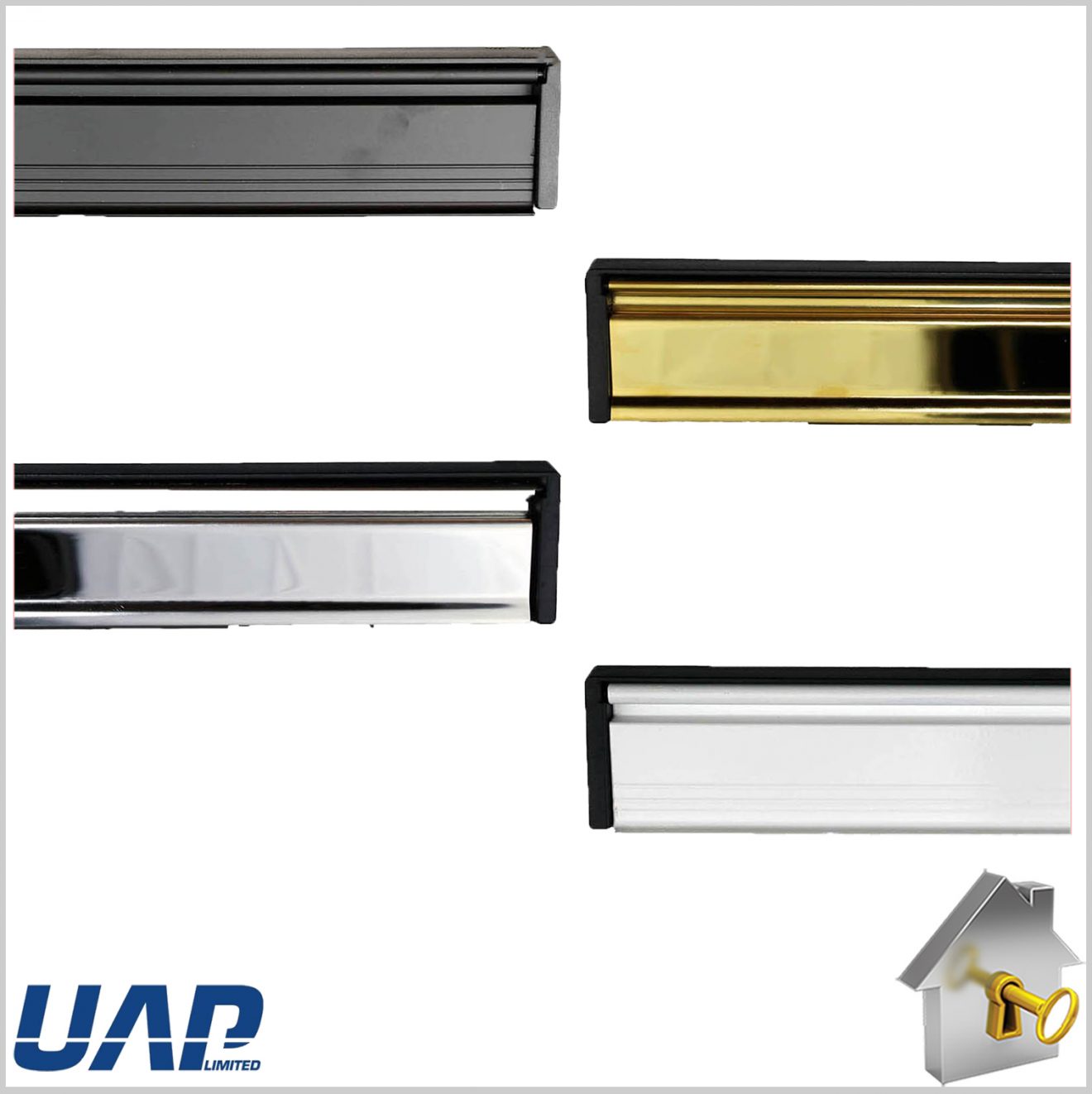UAP SLIMLINE LETTERBOX-LETTERPLATE 12’’ INCH - Vault Nw