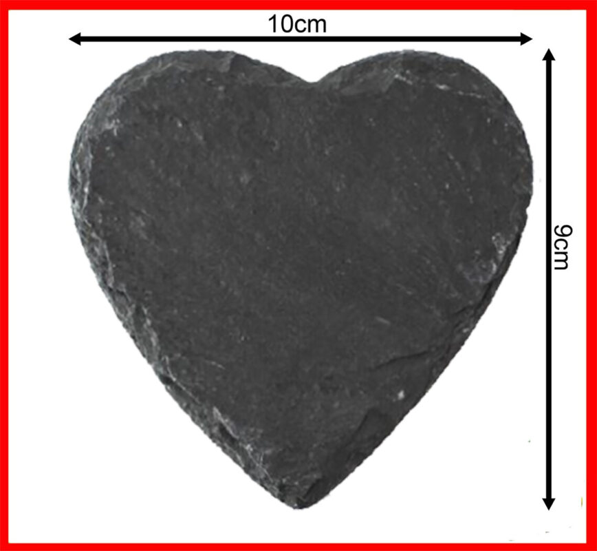 Memorial Plaque Engraved Natural Slate Heart Mother Mum Memorial ...